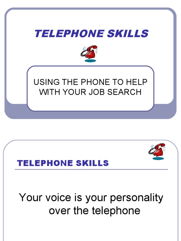 Phone Skills for Job Searching | PDF | Interview | Communication