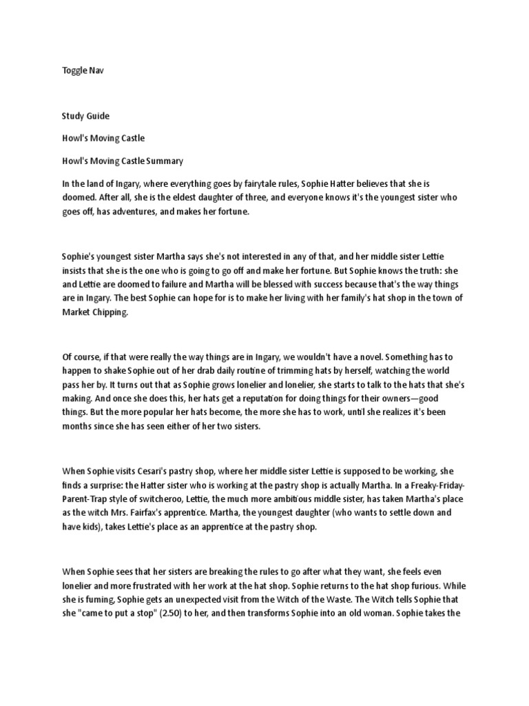 Howl's Moving Castle. | PDF