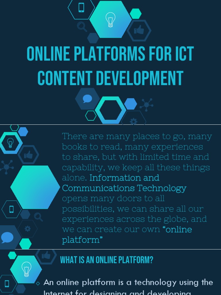 Chapter 4 Online Platforms For ICT Content Development | PDF | Cloud ...
