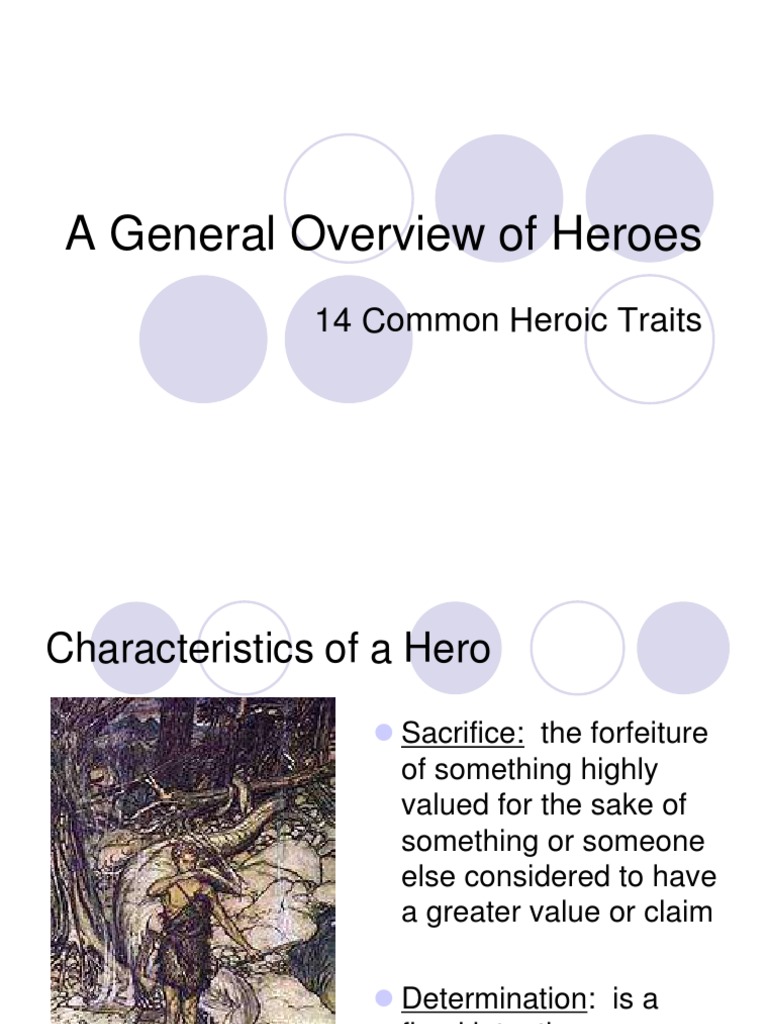 Characteristics of A Hero | PDF | Courage | Hero
