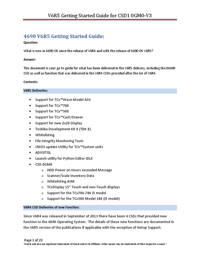 4690 V6R5 Getting Started Guide-Published PDF | PDF | Java Version ...