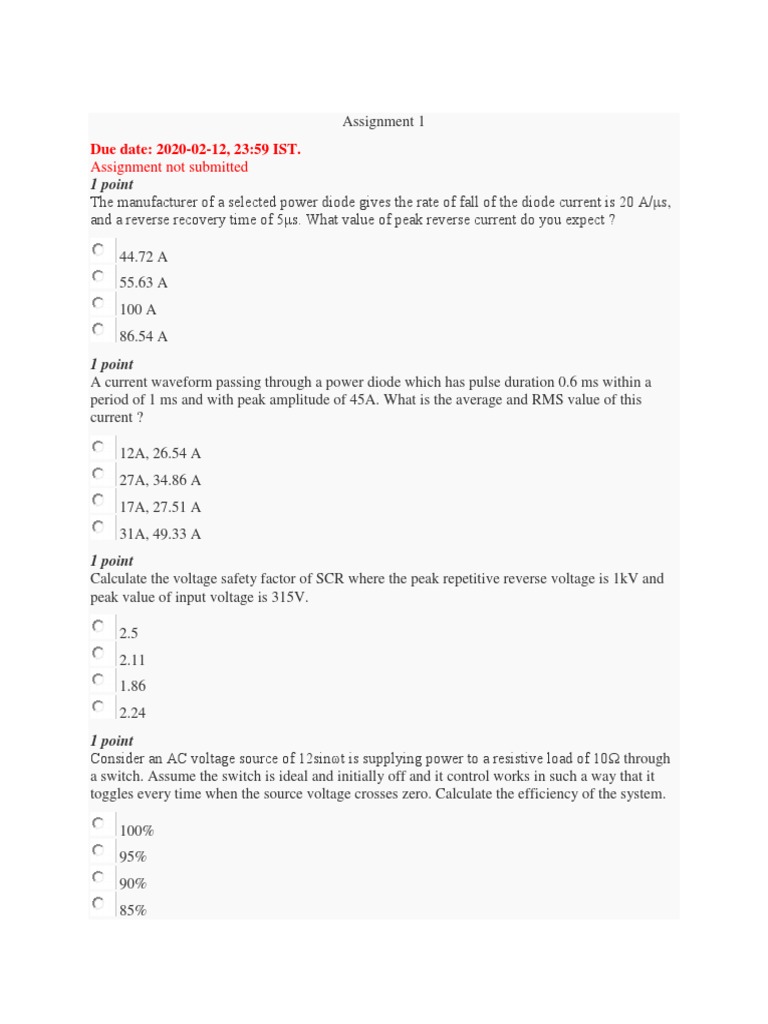 Advance Power Electronics and Control | PDF | Rectifier | Field Effect ...