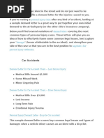 Personal Injury Auto Accident Complaint | PDF | Negligence | Damages