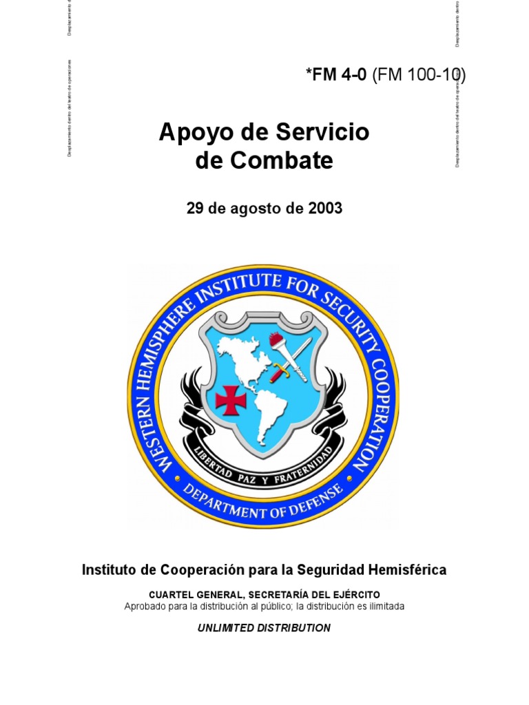 FM 4-0 SP | PDF | Armada de Estados Unidos | Planificación