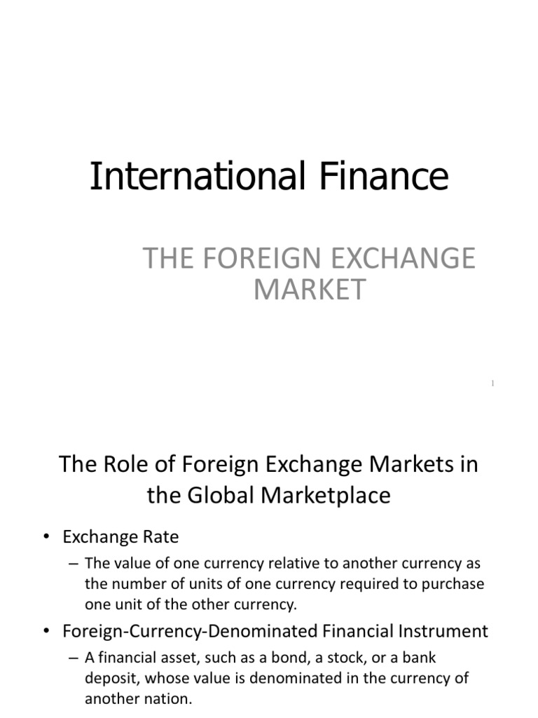 Foreign Exchange | PDF | Foreign Exchange Market | Financial Markets