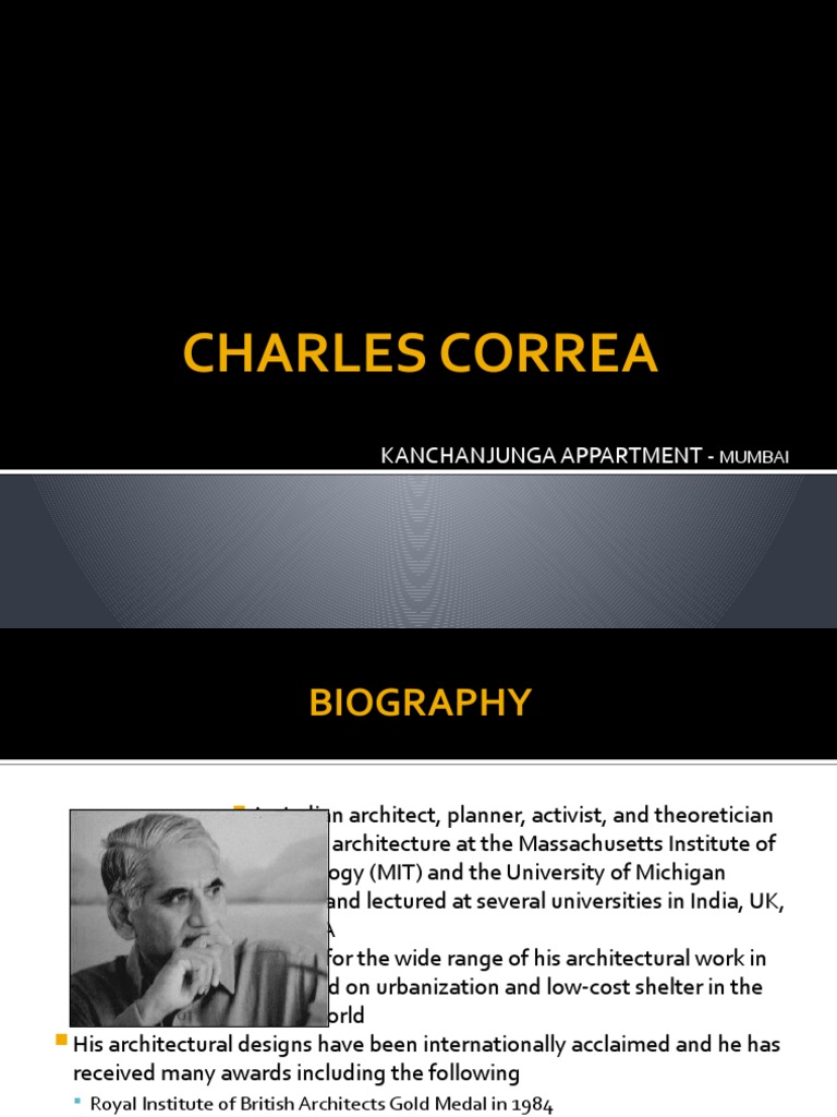 Charles Correa: Kanchanjunga Appartment | PDF | Economic Sectors ...