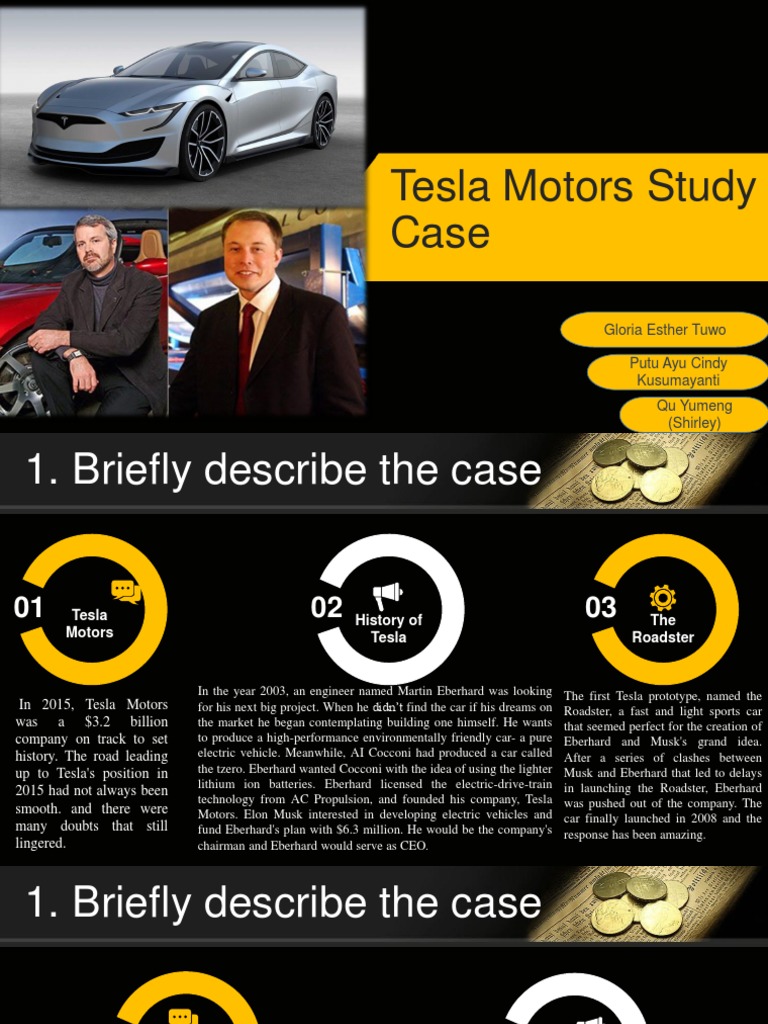 Tesla Motors: A Case Study Overview | PDF | Electric Car | Vehicle ...