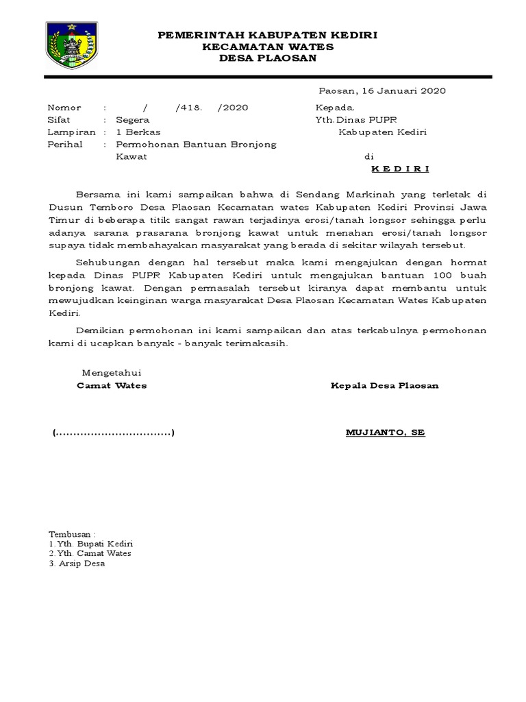 Proposal Bronjong Kawat | PDF