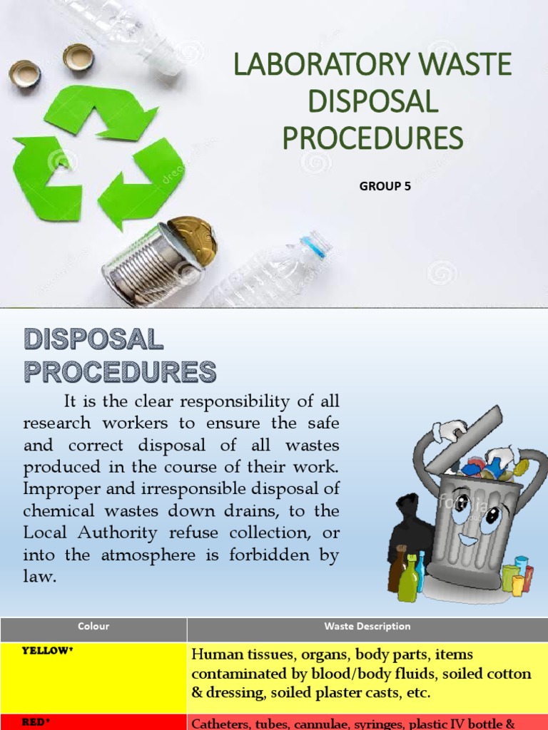 Laboratory Waste Disposal Procedures | PDF | Waste | Pollution