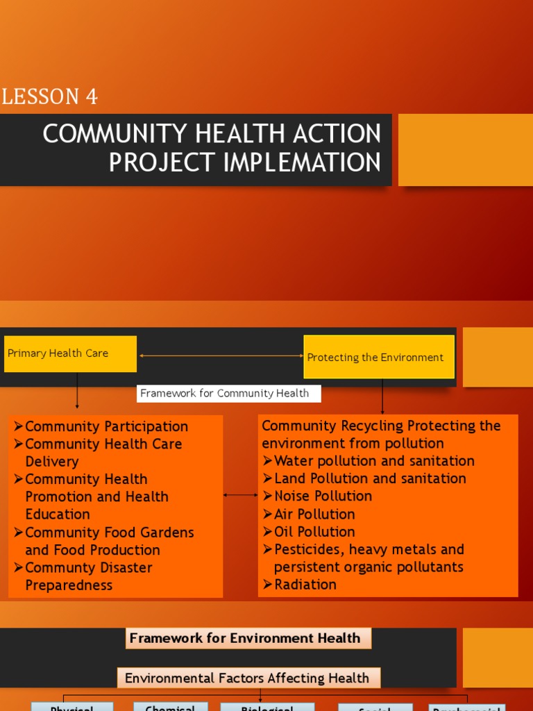 Community Health Action Project Implemation | PDF | Air Pollution ...