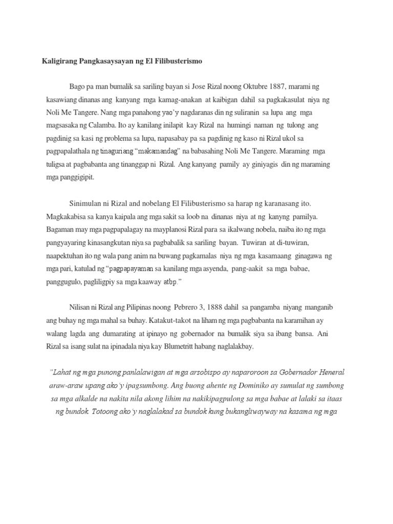 Kaligirang Pangkasaysayan NG Elfili | PDF