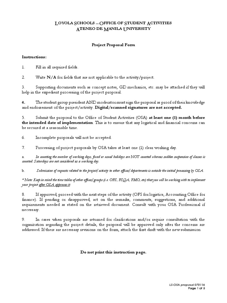 Project Proposal Form PPF PEERSCON | PDF | Revenue | Socialization