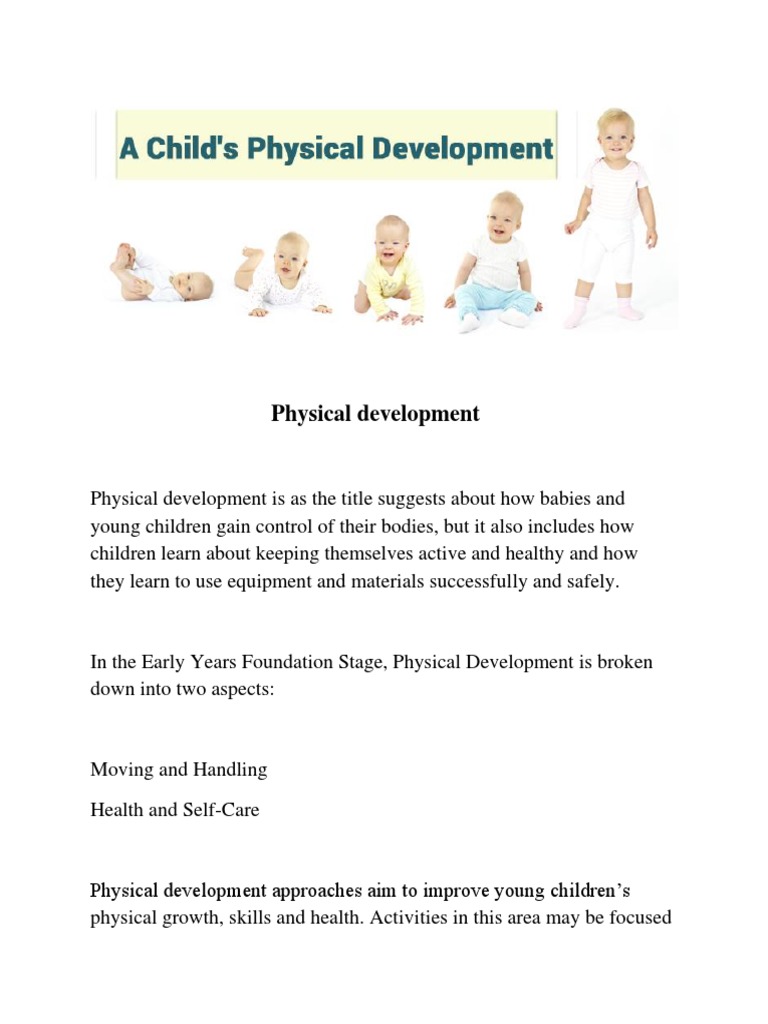 Physical Development | PDF