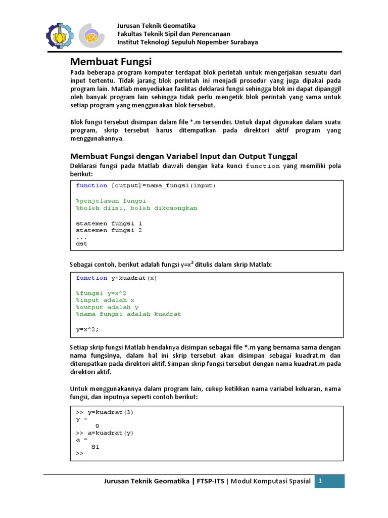 Modul 7 Matlab | PDF