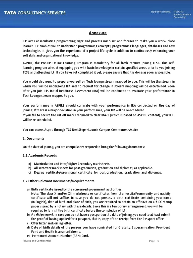 TCS PDF | PDF | Passport | Background Check