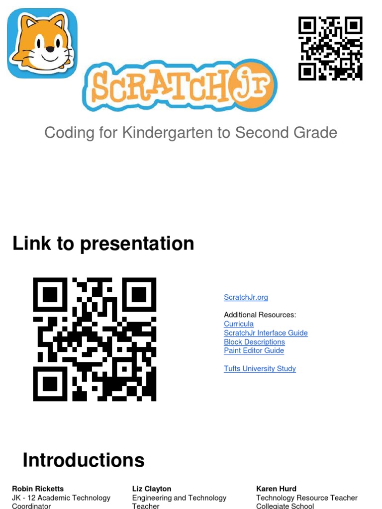 ScratchJr (1) 24383 | Download Free PDF | Curriculum | Computer Programming