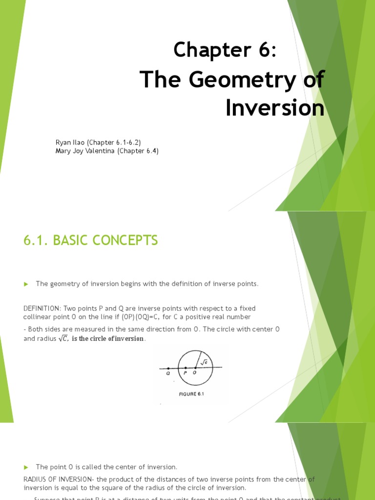 Geometric Properties Under Inversion Transformations: Circles, Lines ...