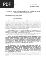 SURVEY QUESTIONNAIRE Tagalog Pure | PDF