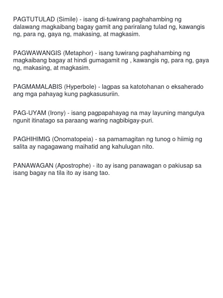 FILIPINO Worksheets | PDF