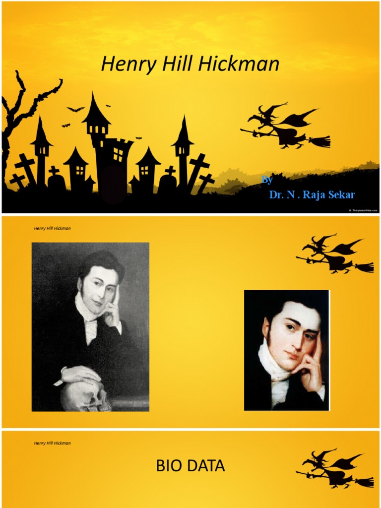 Henry Hill Hickman: Pioneer of Anesthesia | PDF | Experiment | Anesthesia