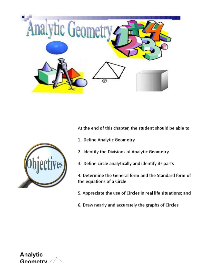 Lesson 1.1 Circle | PDF | Analytic Geometry | Circle