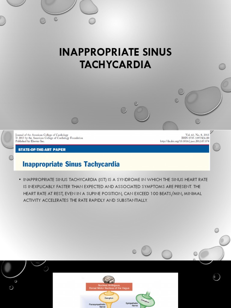 Inappropriate Sinus Tachycardia - Dr. Shouvik | PDF