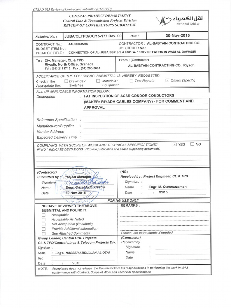 Fat Acsr Condor Conductors - 1 15-10812 | PDF