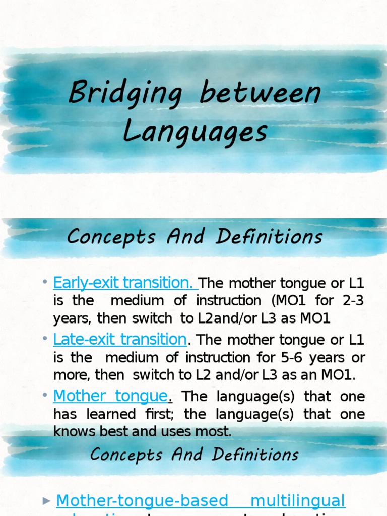 Multilingual Education Insights | PDF | First Language | Second Language
