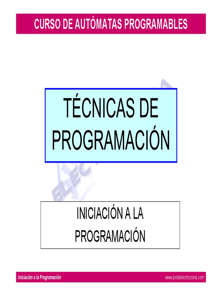 Curso Básico de Autómatas Programables | PDF | Relé | Ingenieria Eléctrica