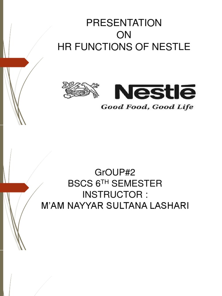 An In-Depth Look at the Human Resource Functions of Nestle | PDF ...