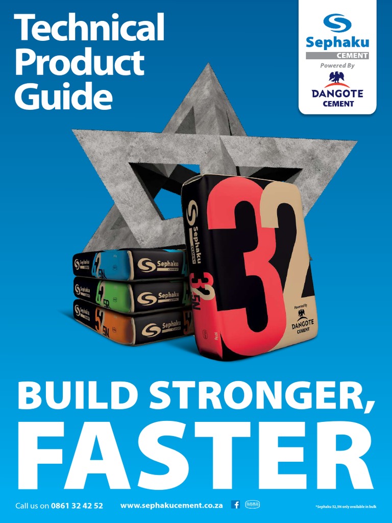 Sephaku Product Brochure | PDF | Concrete | Cement