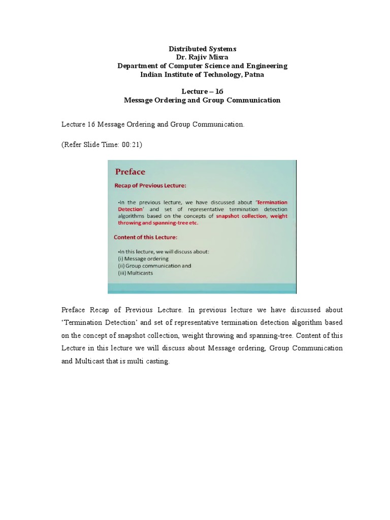 Distributed Systems Download Free Pdf Message Passing Distributed Computing