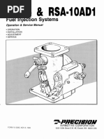 Bendix RSA Fuel Injection System Manual | PDF | Valve | Throttle