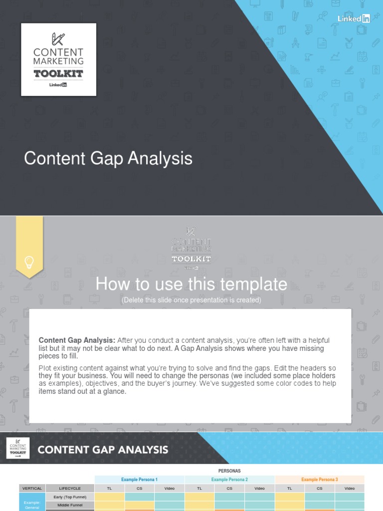 LNKD - Gap Analysis Template - Toolkit - US | PDF | Computing And ...
