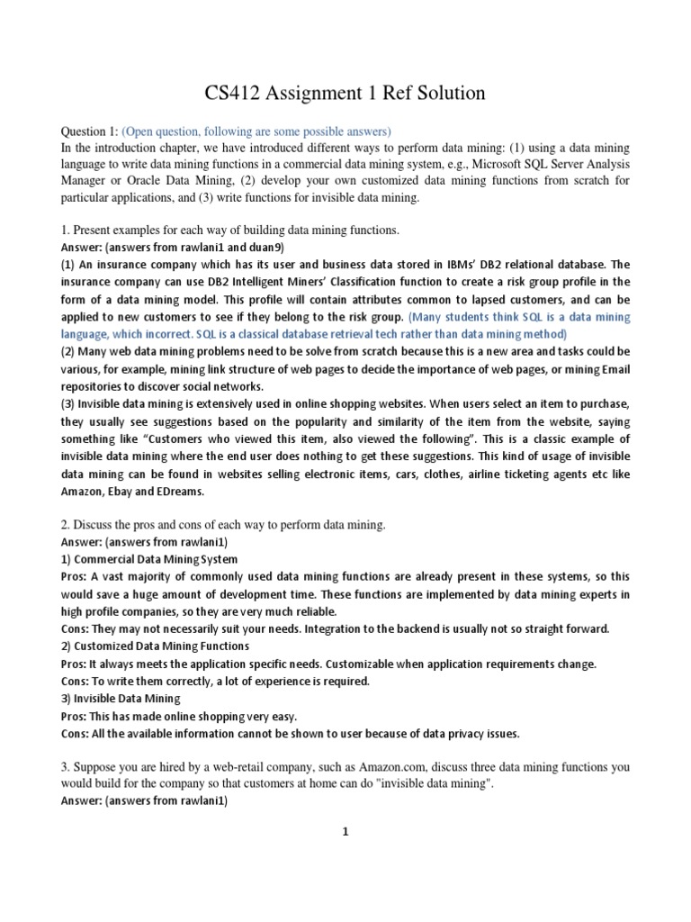 CS412 Assignment 1 Ref Solution | PDF | Median | Standard Deviation