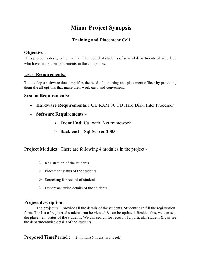 Student Placement Management System | PDF | Business | Technology ...