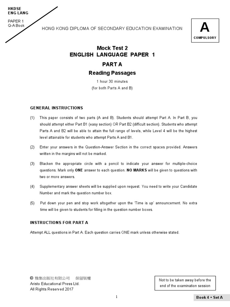 English Reading | PDF | Test (Assessment) | Adolescence