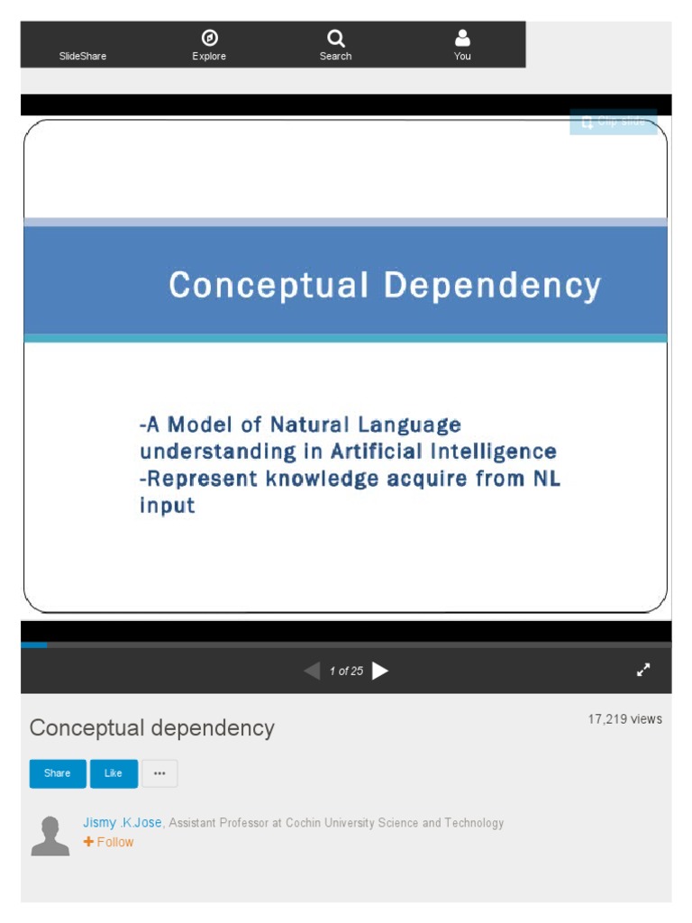 Conceptual Dependency | PDF | Knowledge Representation And Reasoning ...