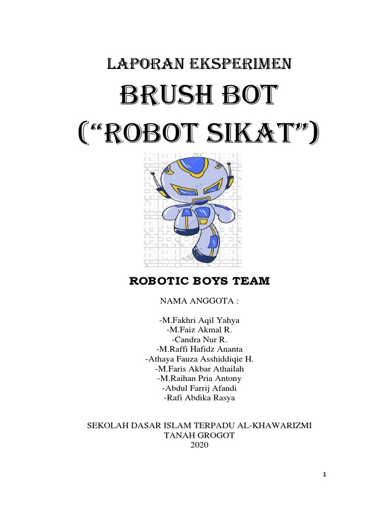 Proposal Brush Bot New | PDF