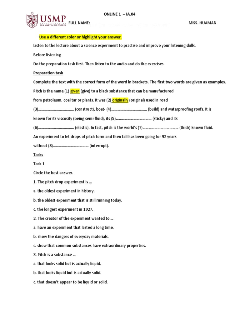 Science Experiment and Stress Analysis | PDF | Stress (Biology ...