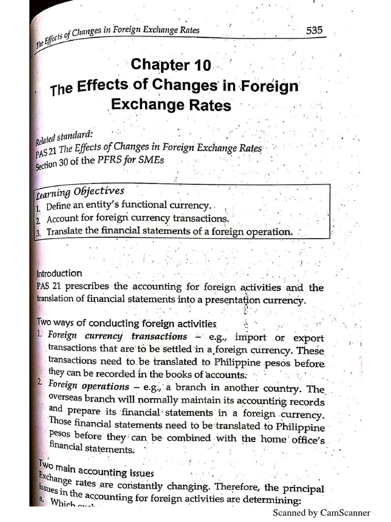 Foreign Exchange Chapters by Millan | PDF