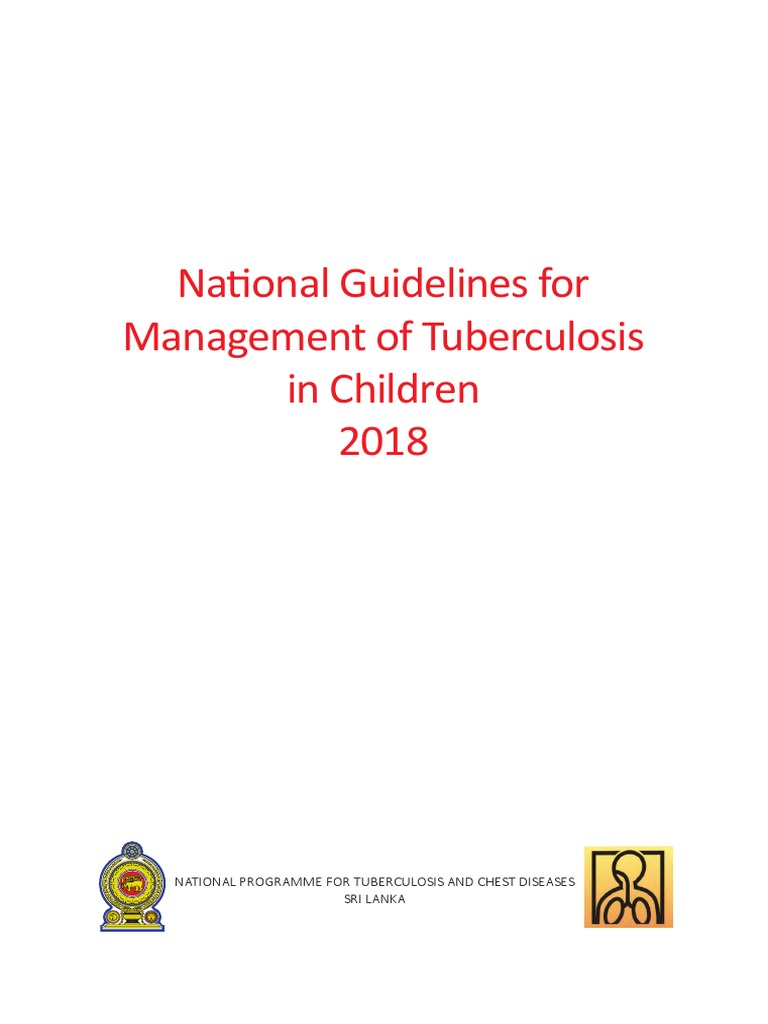 Natonal-Guidelines For Management of Tuberculosis in Children ...