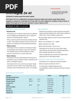 Shell Argina S2 40 TDS | PDF | Lubricant | Motor Oil