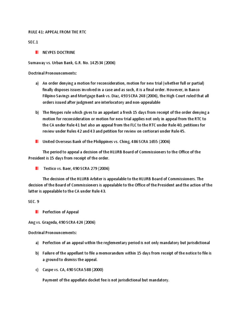 Remedial Rule 41-71 | PDF | Judgment (Law) | Foreclosure