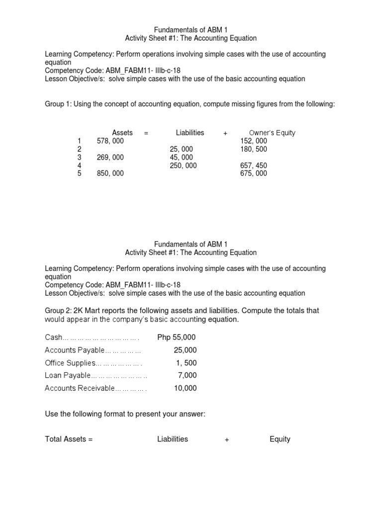 Fundamentals of ABM 1 | PDF