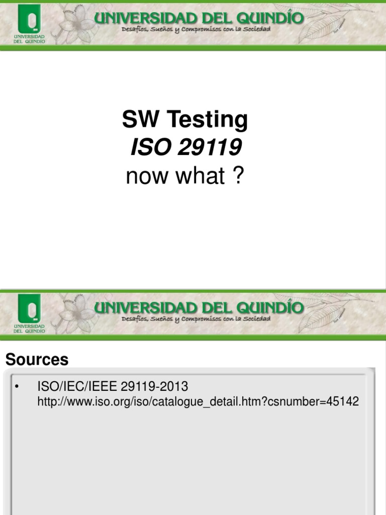 Iso 29119 | PDF | Software Testing | Quality Assurance