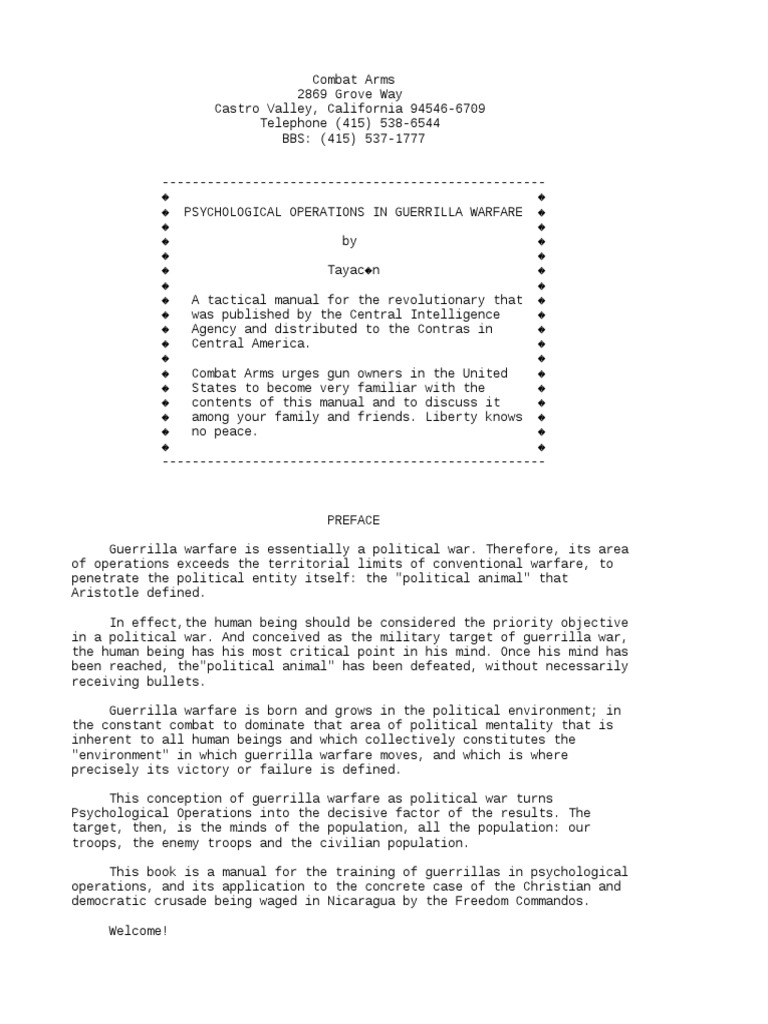 Che Guevera - Guerilla Warfare | PDF | Sandinista National Liberation ...