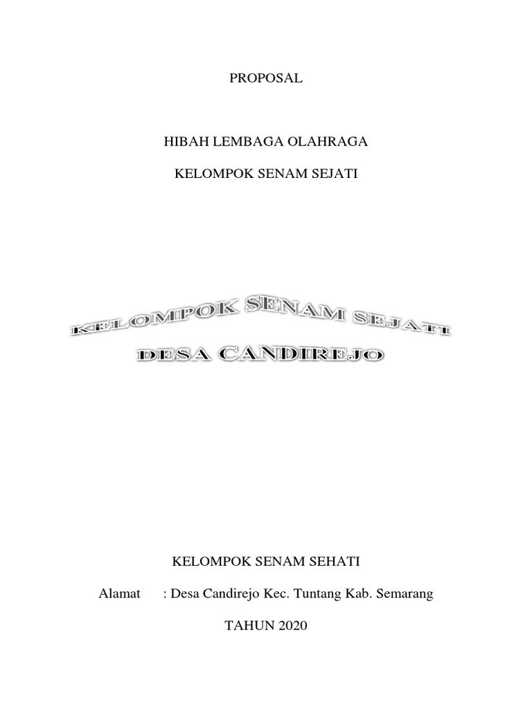 Proposal Desa 111 | PDF