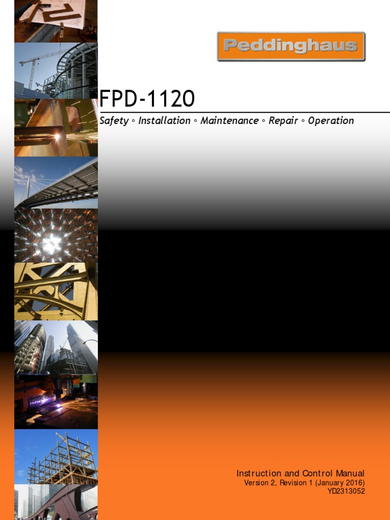 FPD-1120 Instruction Manual V2 R1 (1-20-2016) | PDF | Mechanical ...