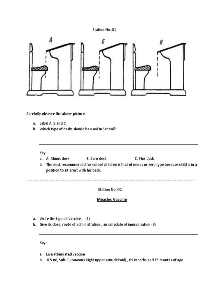 OSPE-4th Yr | PDF | Medical Specialties | Public Health